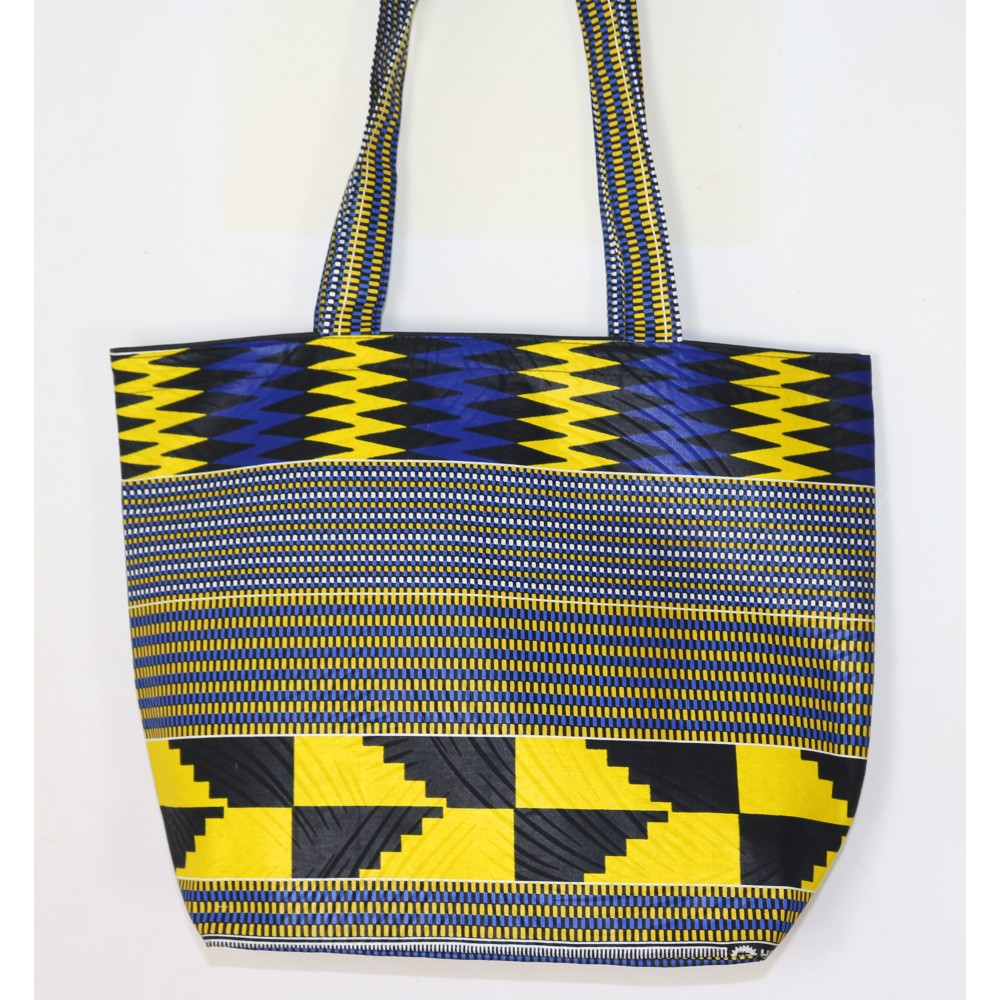 Sac en Wax - Bazin - Jeans - Pagne Tissé