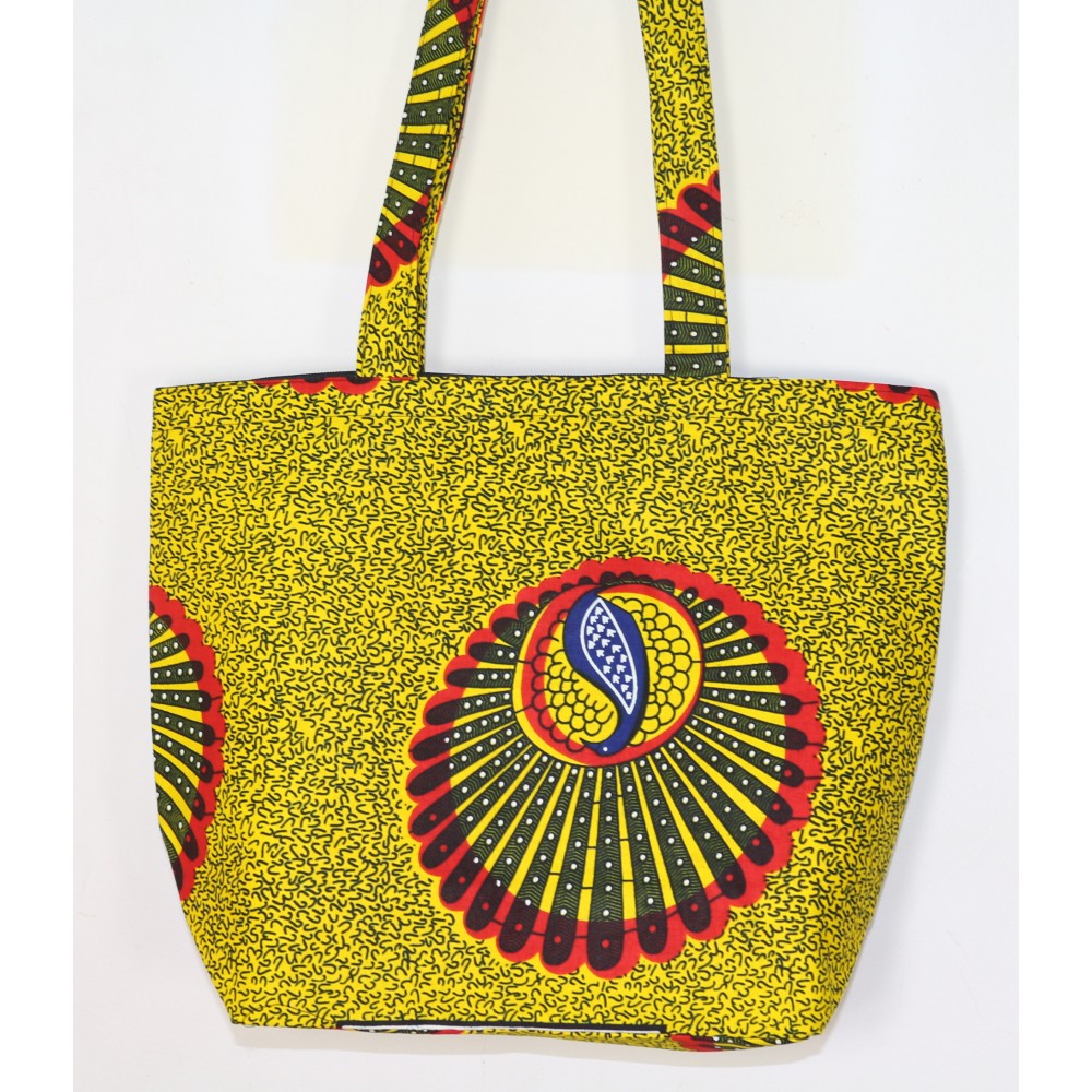 Sac en Wax - Bazin - Jeans - Pagne Tissé