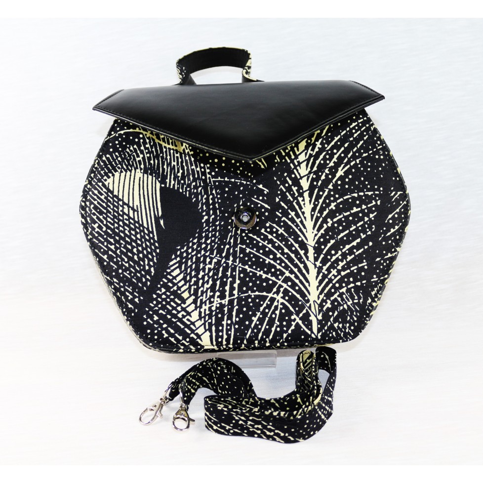 Sac Bandoulière en Wax et en skaï